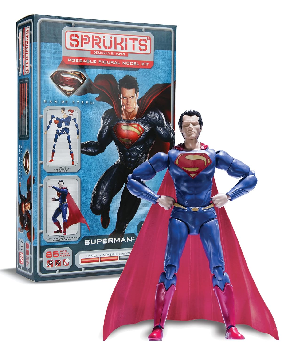 Modellismo e costruzione DC Comics Model Kit Superman Man of Steel ...