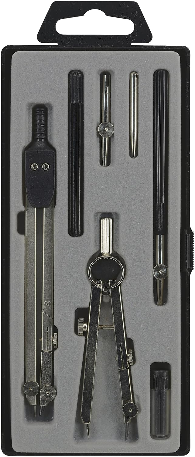 Amazon.com: PRO ART 7-Piece Introductory Compass Set: Arts, Crafts & Sewing