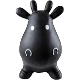 Amazon.com: AppleRound Blue Cow Bouncer with Hand Pump, Inflatable ...