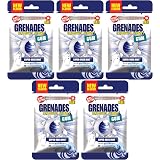 Amazon.com : Grenades Explosively Strong Mint Sugar-Free Gum - Intense ...