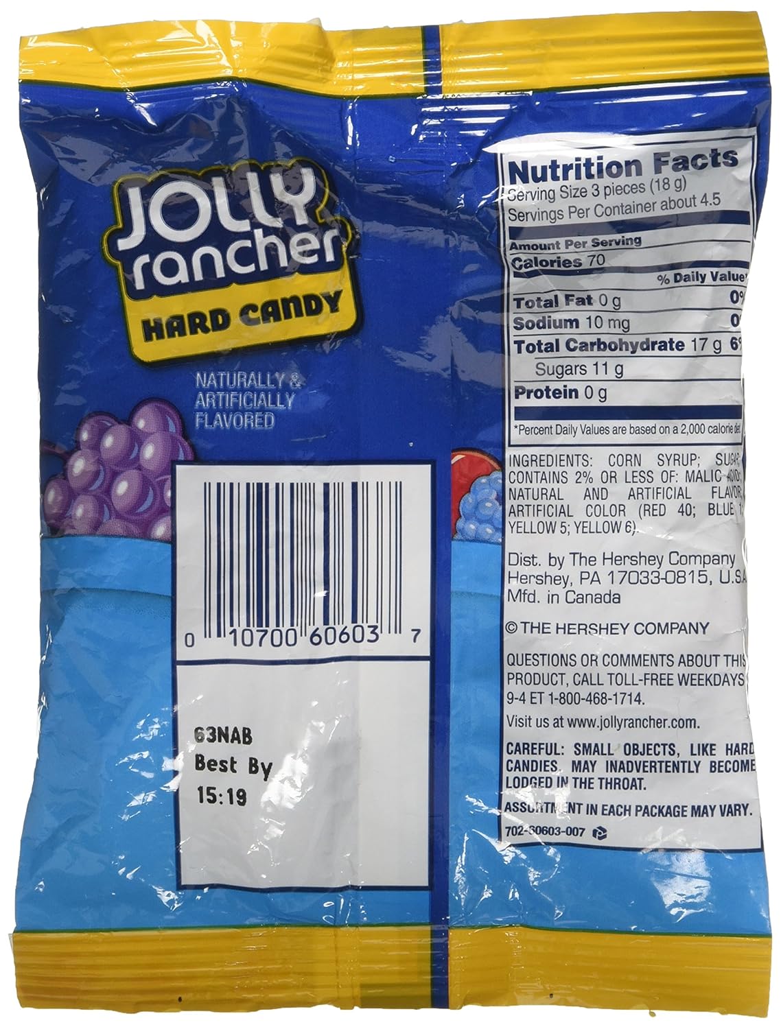 Jolly Rancher Hard Candy Nutrition Info | Besto Blog