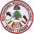 Amazon.com: Multinational Peacekeeping Force Beirut Lebanon Patch ...