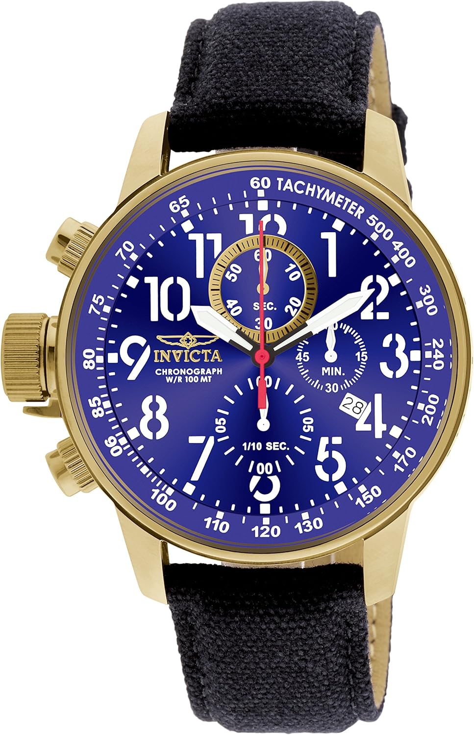 Invicta 1516 I-Force Men's Wrist Watch Stainless Steel Quartz Blue Dial ...