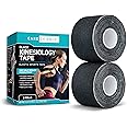 Amazon.com: Care Science Waterproof Kinesiology Tape, 40 ct Precut Strips (2 Rolls), Black ...