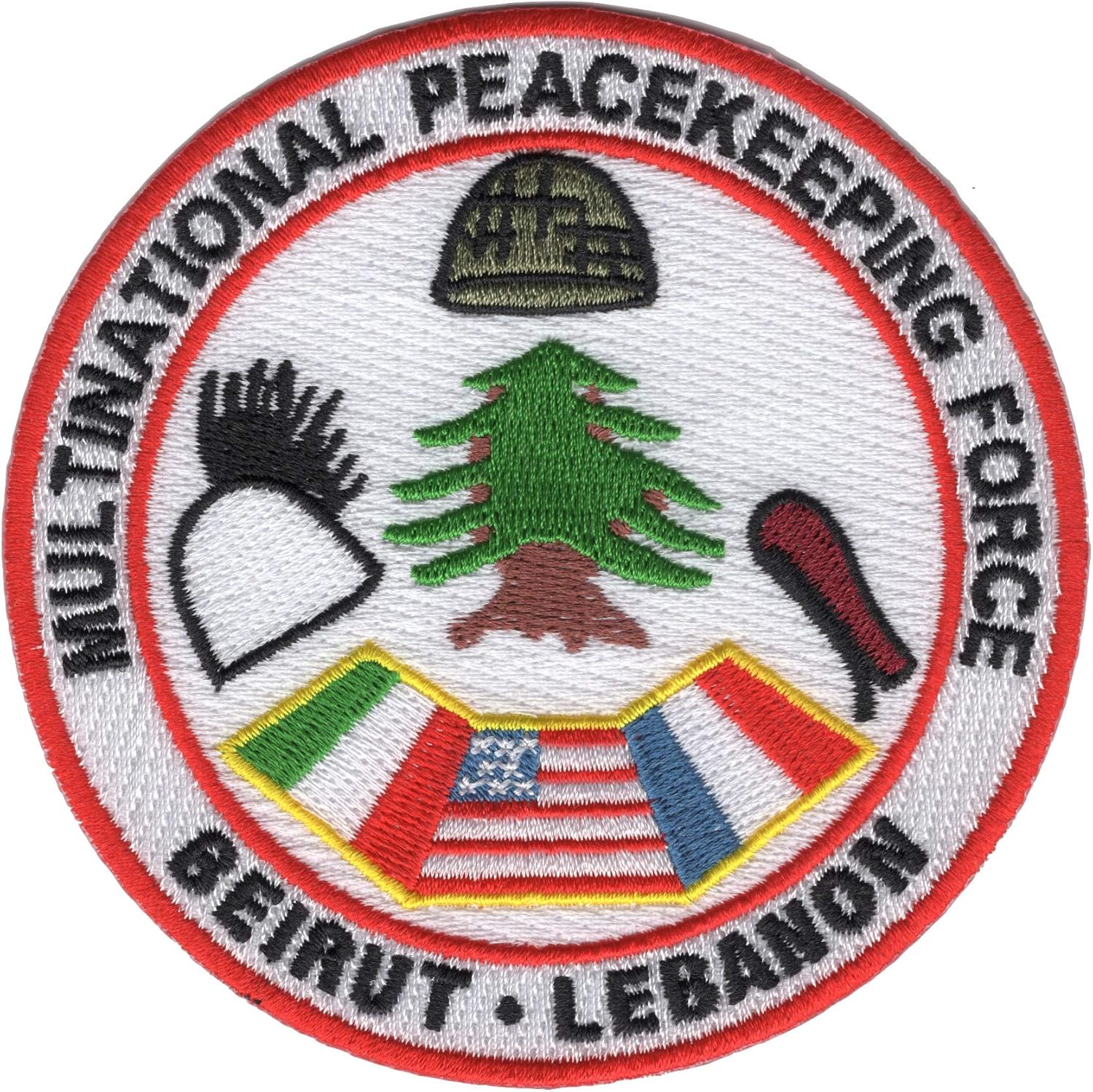 Amazon.com: Multinational Peacekeeping Force Beirut Lebanon Patch: Clothing
