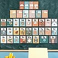 Amazon.com: Retro Alphabet For Classroom Wall Line - Alphabet Letters ...