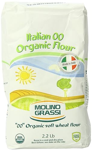 Molino Grassi Usda Organic Italian Soft Wheat Flour, 2.2 lb USDA ...