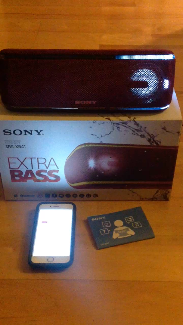 Amazon.com: Sony SRS-XB41 Portable Wireless Bluetooth Speaker, Blue ...