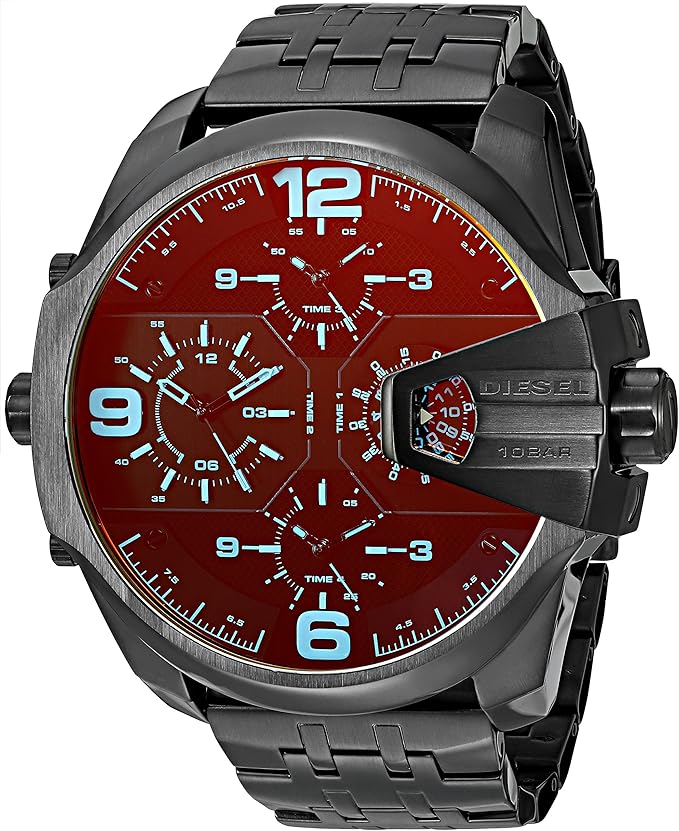Diesel Homme Analogique Quartz Montre avec Bracelet en Acier Inoxydable ...
