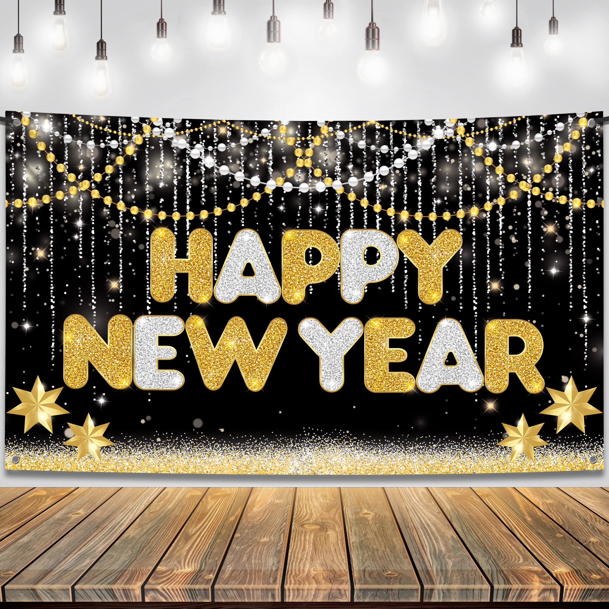 KatchOn, XtraLarge Happy New Year Banner - 72x44 Inch | Happy New Year ...