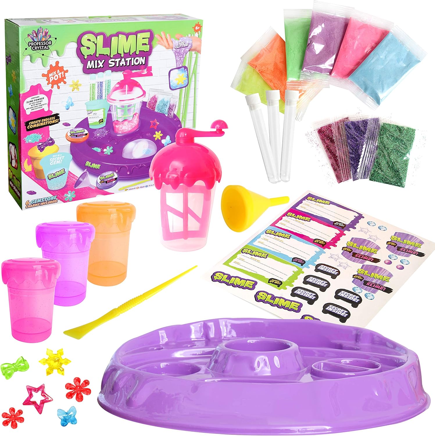 Laeto Professor Crystal Slime Mix Station Slime Making Science Kit For ...