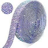 Amazon.com: GUGANEL Self Adhesive Orange AB Rhinestone Ribbon Crystal ...