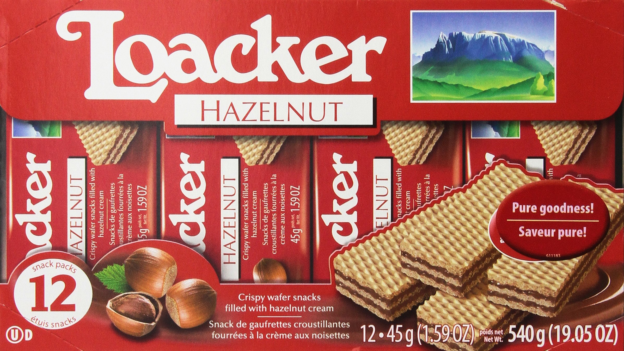 Amazon.com: Loacker Classic 45g x 12 Cocoa & Milk