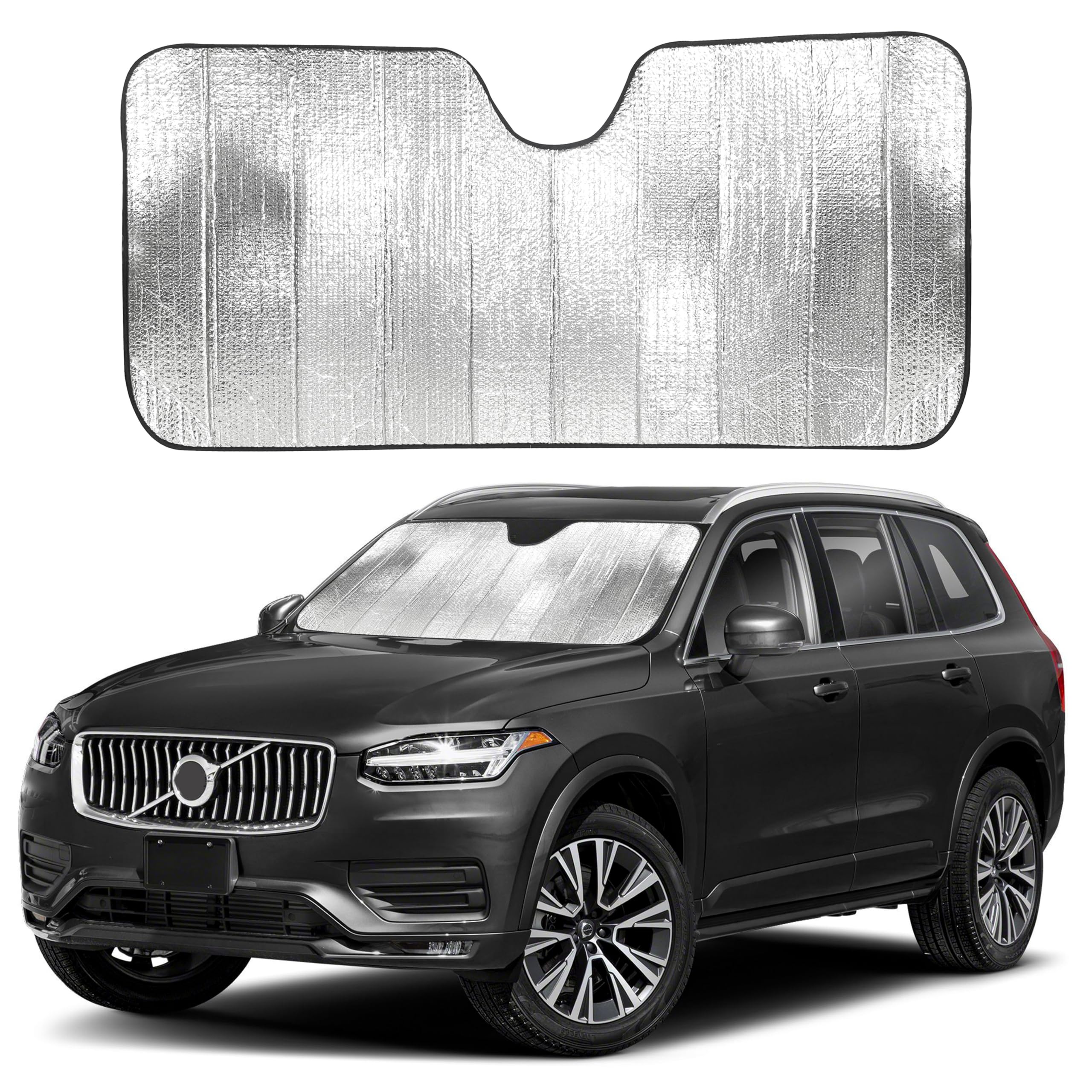 EcoNour Accordion Car Windshield Sun Shade | Sun Visor for SUVs ...