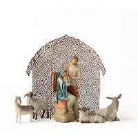Amazon.com: Willow Tree The Holy Family Complete Small-Scale 6-Piece ...