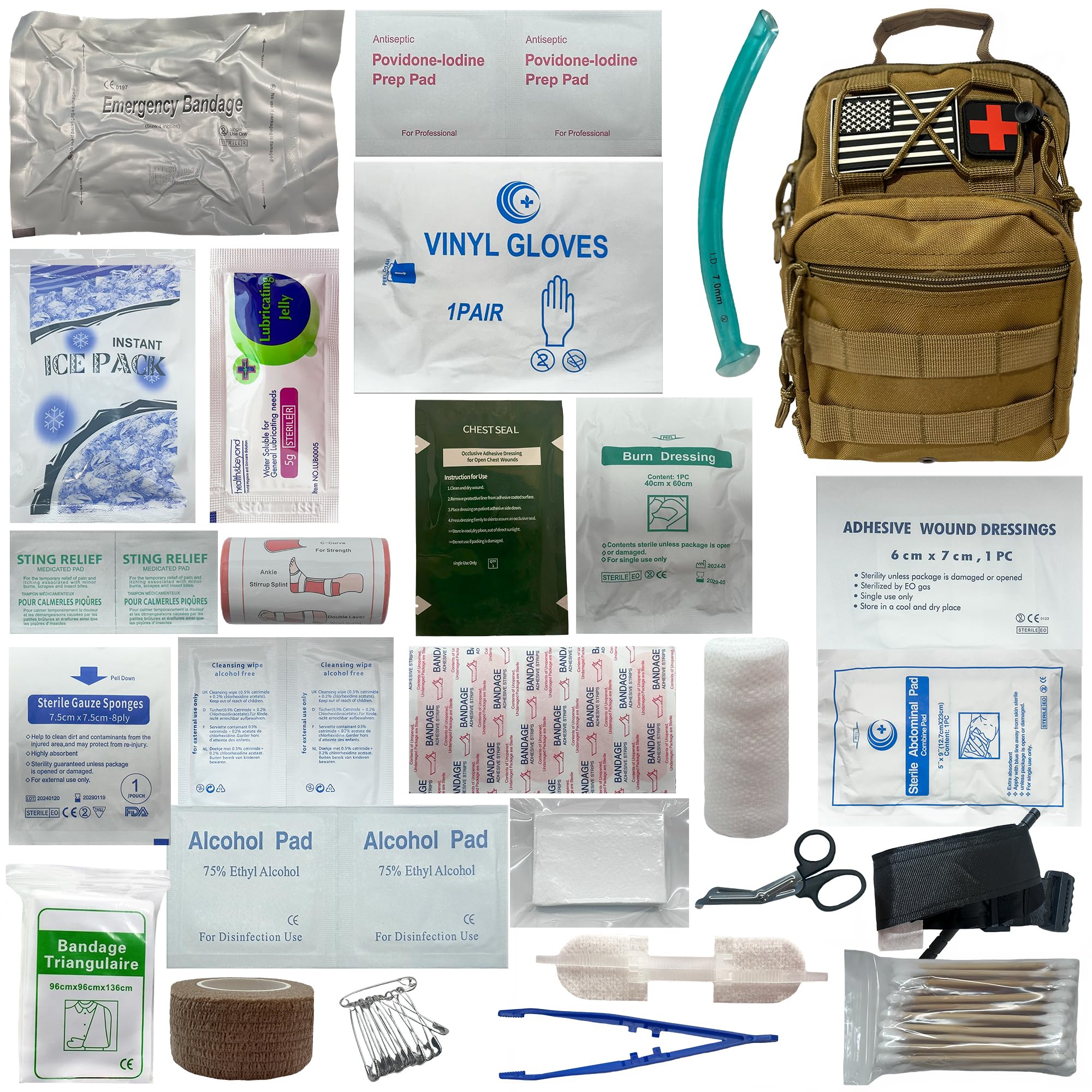Mua Denver: IFAK Trauma Kit Bag with Bandages, Dressing & Trauma First ...