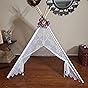 Amazon.com: Kids Teepee Tent- Children Play Tent- Boho Lace Tipi Sheer ...