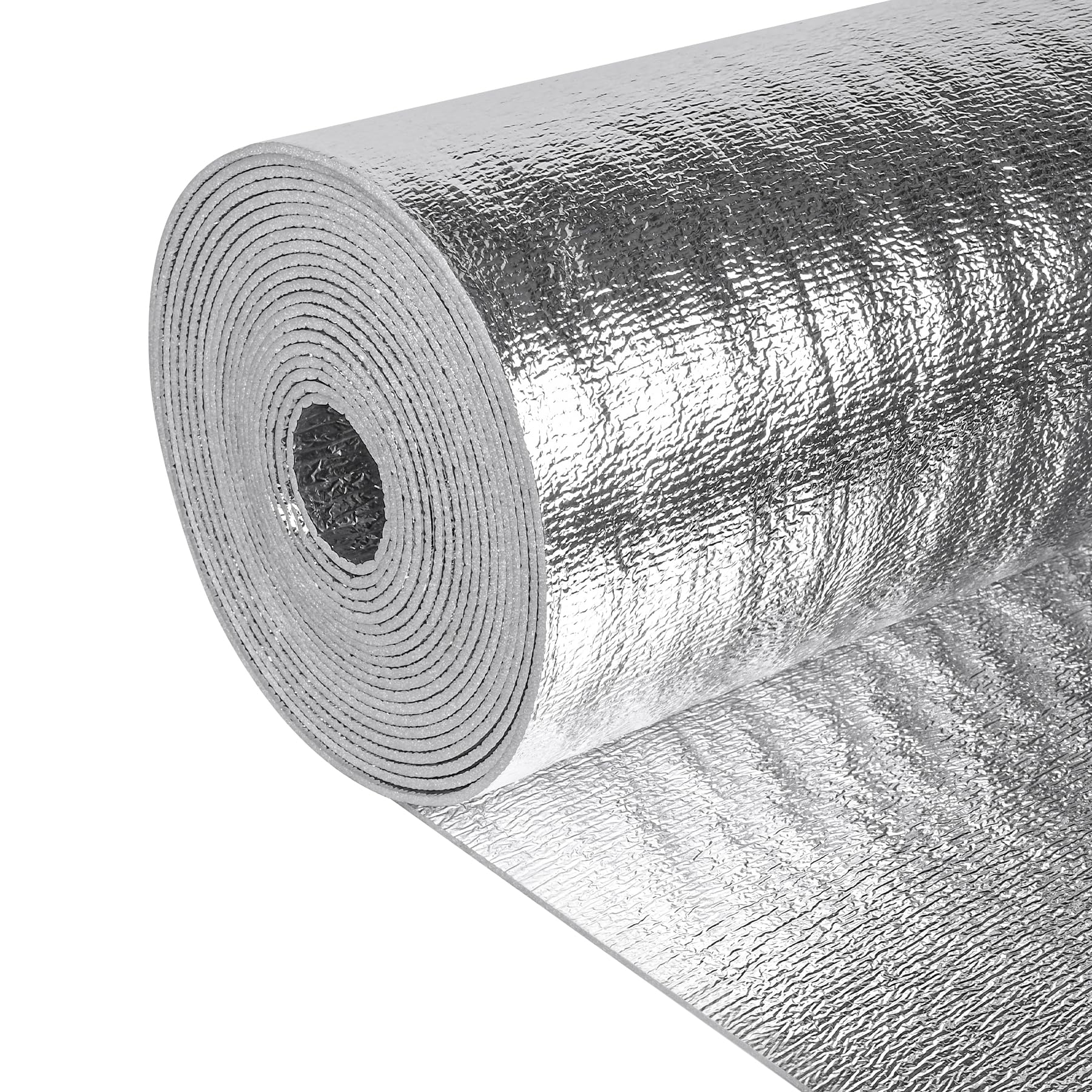 Reflective Insulation Roll 24in x 25Ft (3mm) Foam Core Radiant Barrier ...