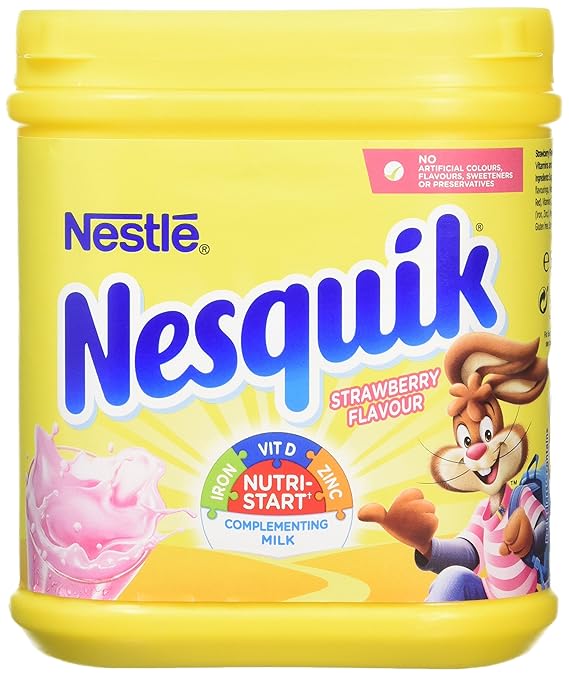 Nesquik Strawberry Milkshake Mix, 500 ml: Amazon.co.uk: Grocery