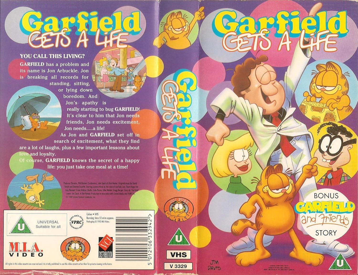 Garfield Gets A Life [VHS] [Import anglais]: Amazon.fr: DVD & Blu-ray