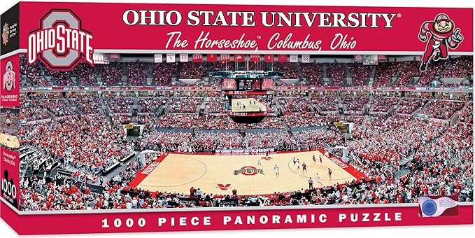 Amazon.com : MasterPieces NCAA Ohio State Buckeyes, Panoramic Jigsaw ...