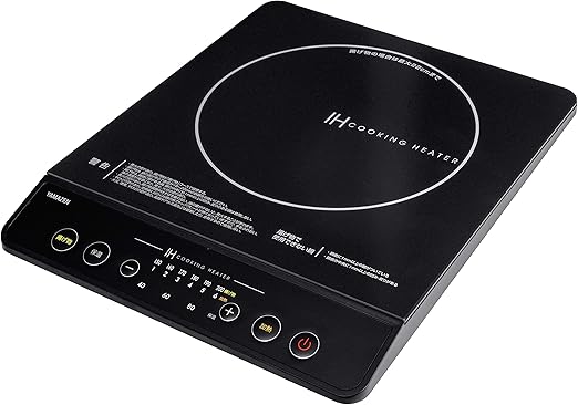 Amazon | [山善] IHクッキングヒーター 卓上 IH調理器 高火力 1400W 火力調整6段階 保温 マグネットプラグ仕様 ブラック YEN-S140(B) [メーカー保証1年 ...