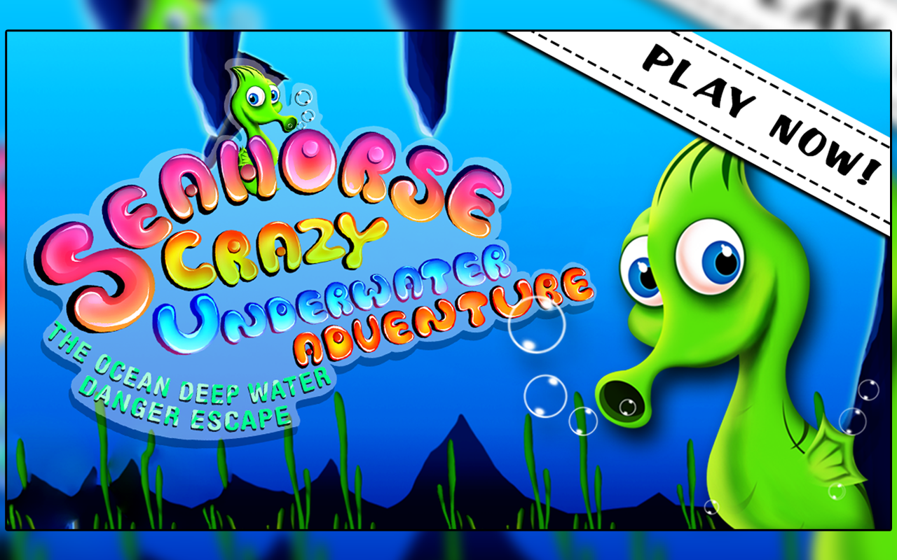 Seahorse Crazy Underwater Adventure : The Ocean Deep Water Danger Escape - Gold:Amazon.fr ...