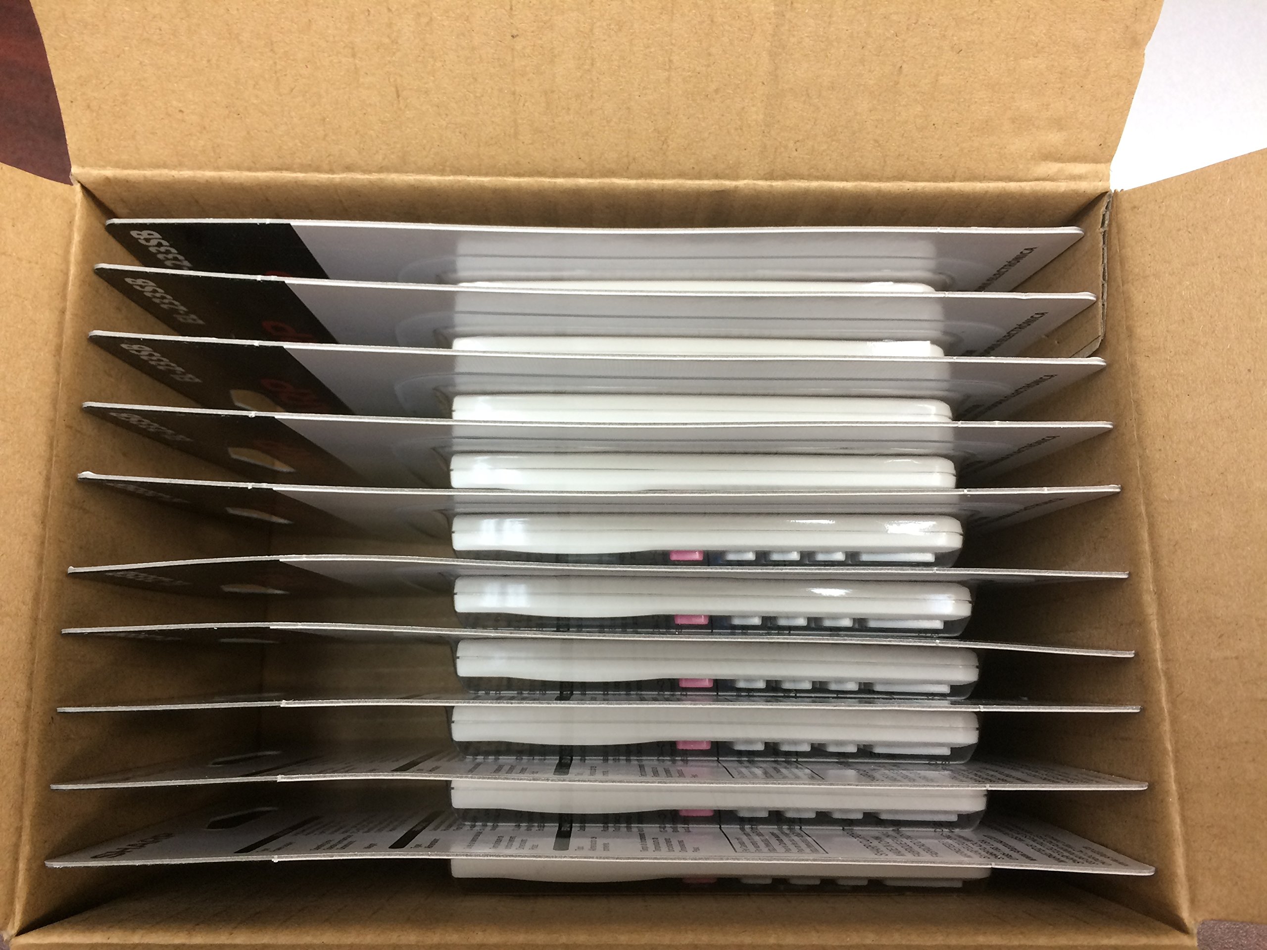 Sharp EL233SB 10 Pack EL233SBX10 Calculator, White