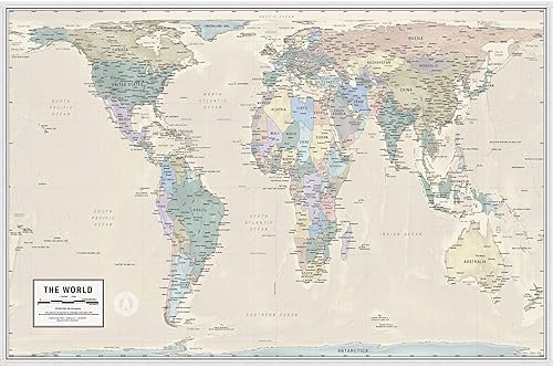 Gall Orthographic World Map | Most Accurate World Map - Countries are ...