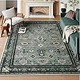 Amazon.com: Morebes Vintage 8x10 Rugs for Living Room, Oriental Green ...