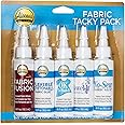 Amazon.com: Aleene's Tacky Pack Fabric Glue, 5pk, 0.66 Fl Oz