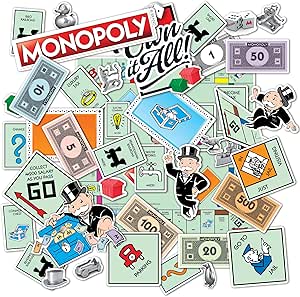 Amazon.com: Monopoly Sticker Vinyl Decal Laptop Water Bottle Car ...