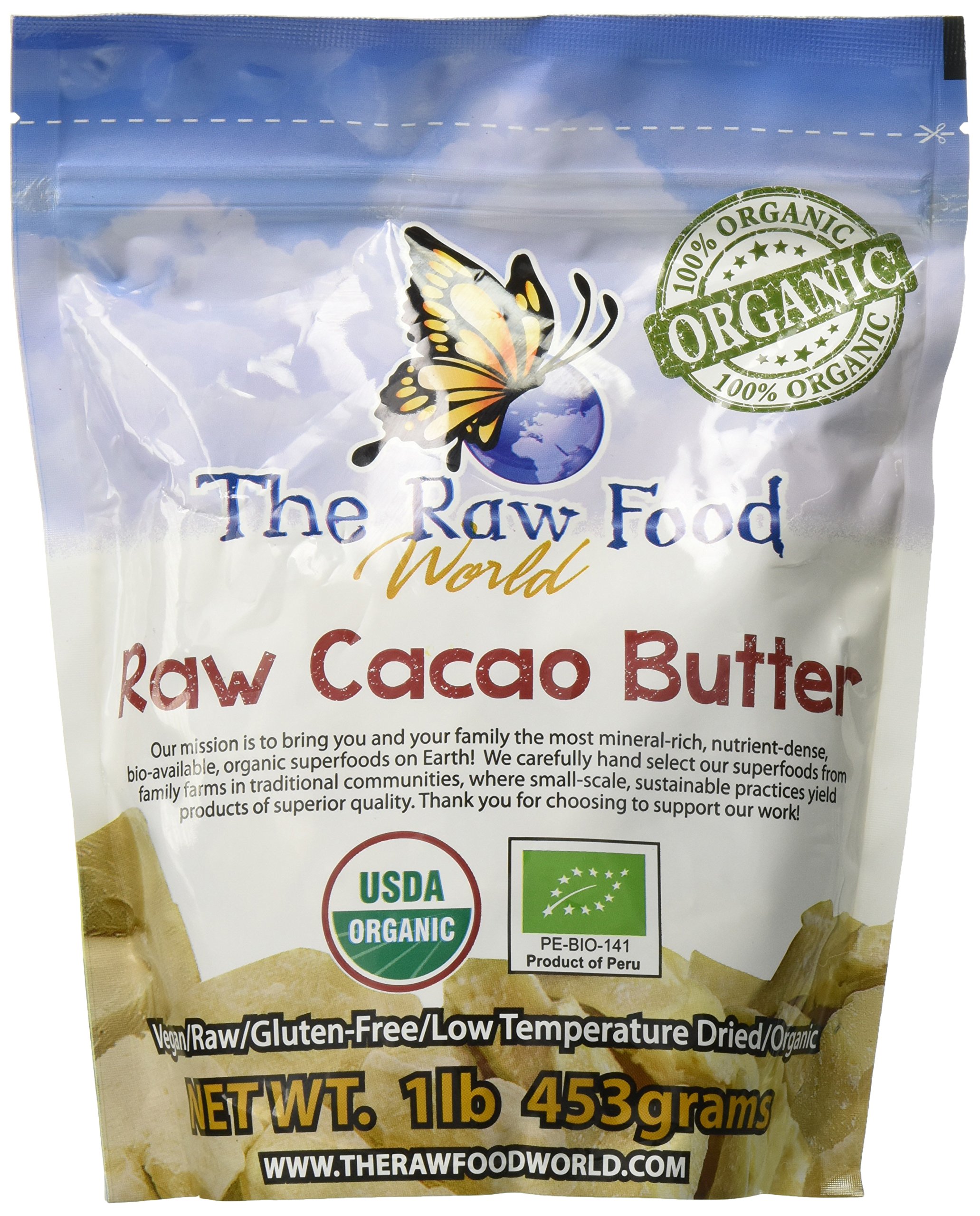 Amazon.com : Navitas Naturals Cacao Butter, 1 Pound Pouches : Baking ...