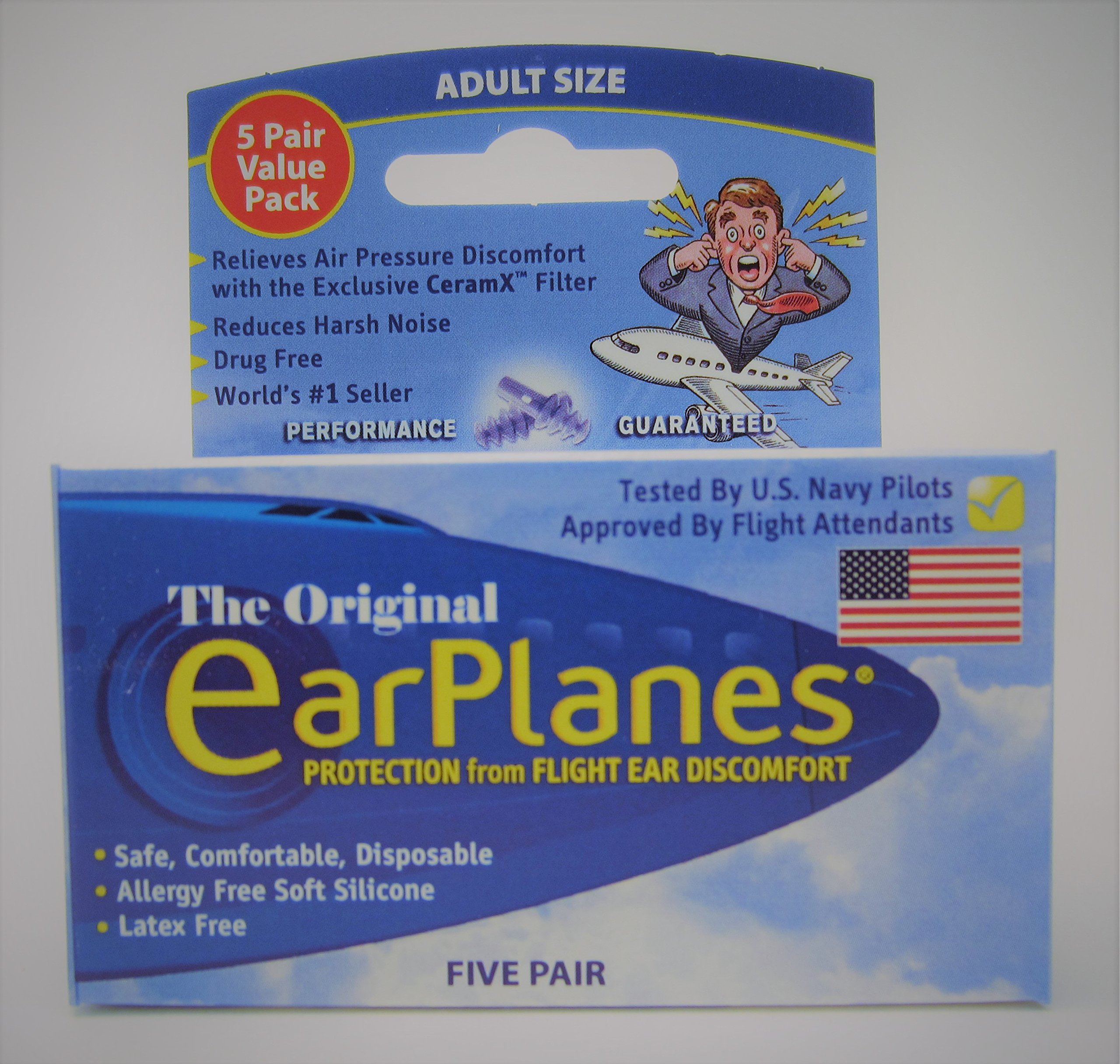 Amazon.com: EarPlanes Ear Plugs Kid's Small Size 1 Pair: Health ...