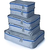 Amazon.com: MUMI Packing Cubes, 5 Packing Cubes for Suitcases, Travel ...