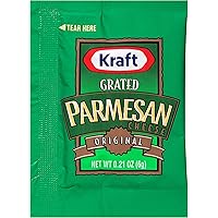 Amazon.com: Kraft Parmesan Grated Cheese (0.21 oz Packets, Pack of 200 ...