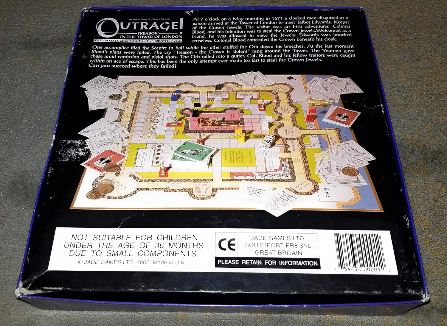 Outrage! Steal The Crown Jewels,Board Game,Treason in the Tower – BigaMart