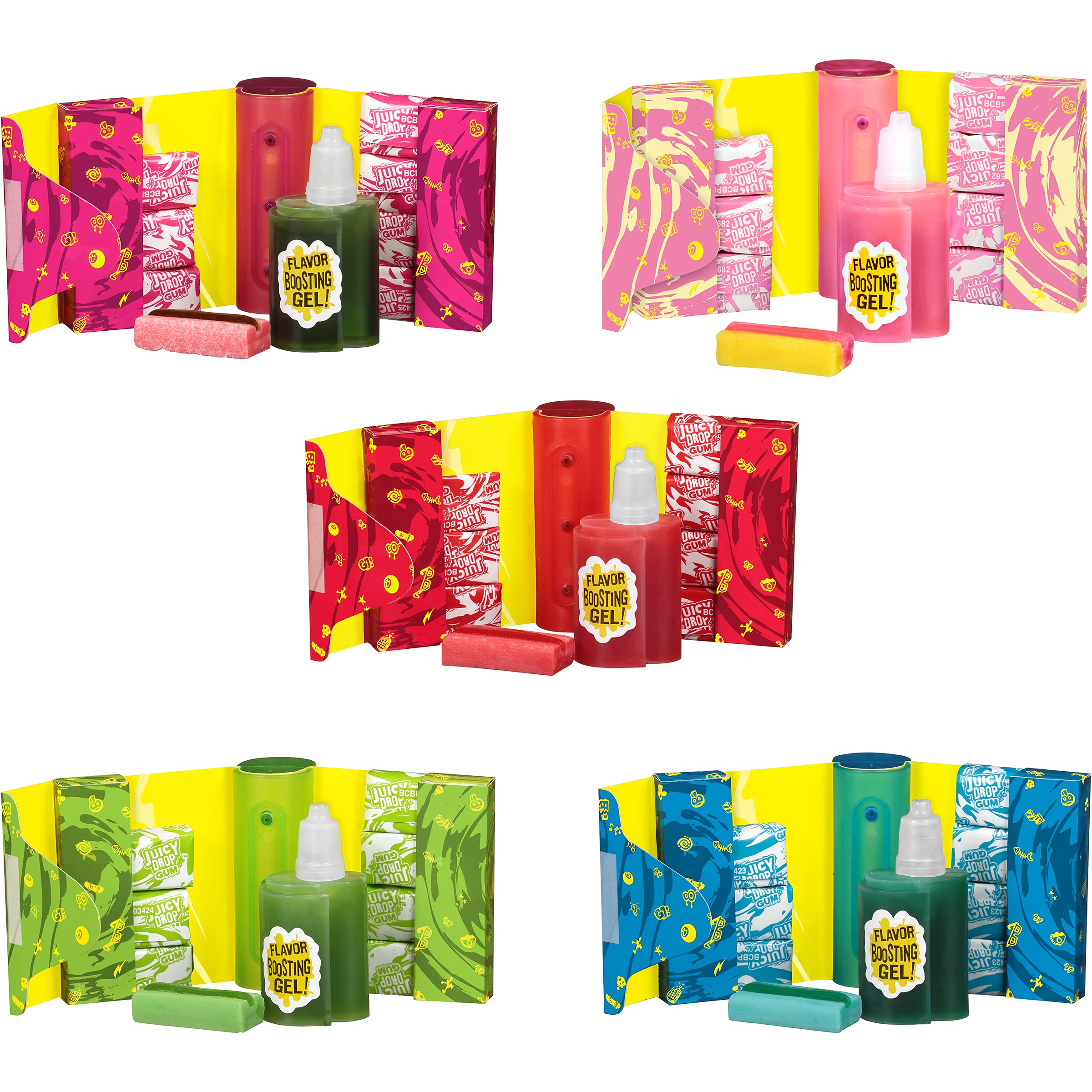 Mua Juicy Drop Gum Sweet Bubble Gum 8 Count Pack of 16 with Sour Gel ...