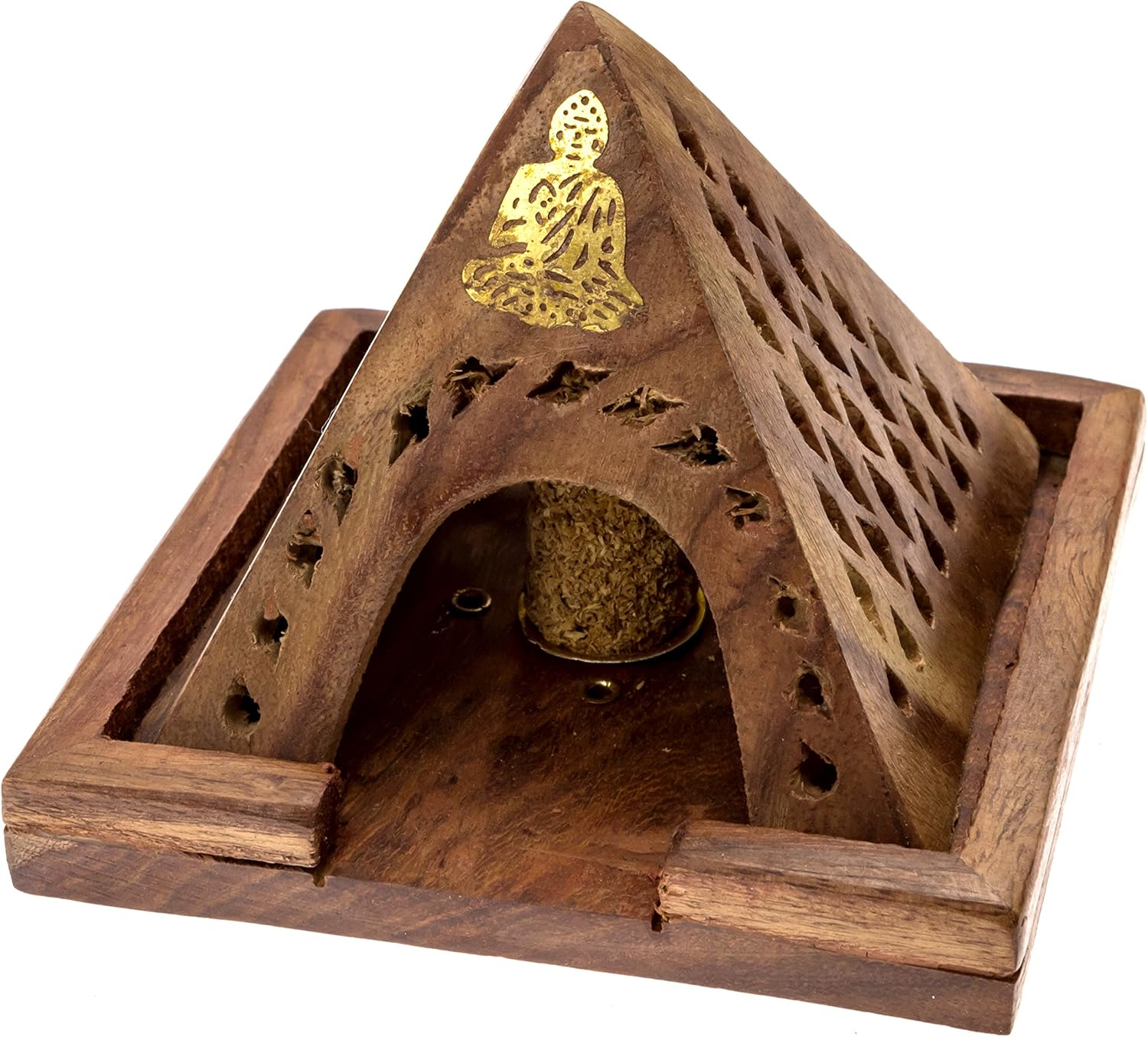 Amazon.com: Alternative Imagination Buddha Wooden Pyramid Incense ...