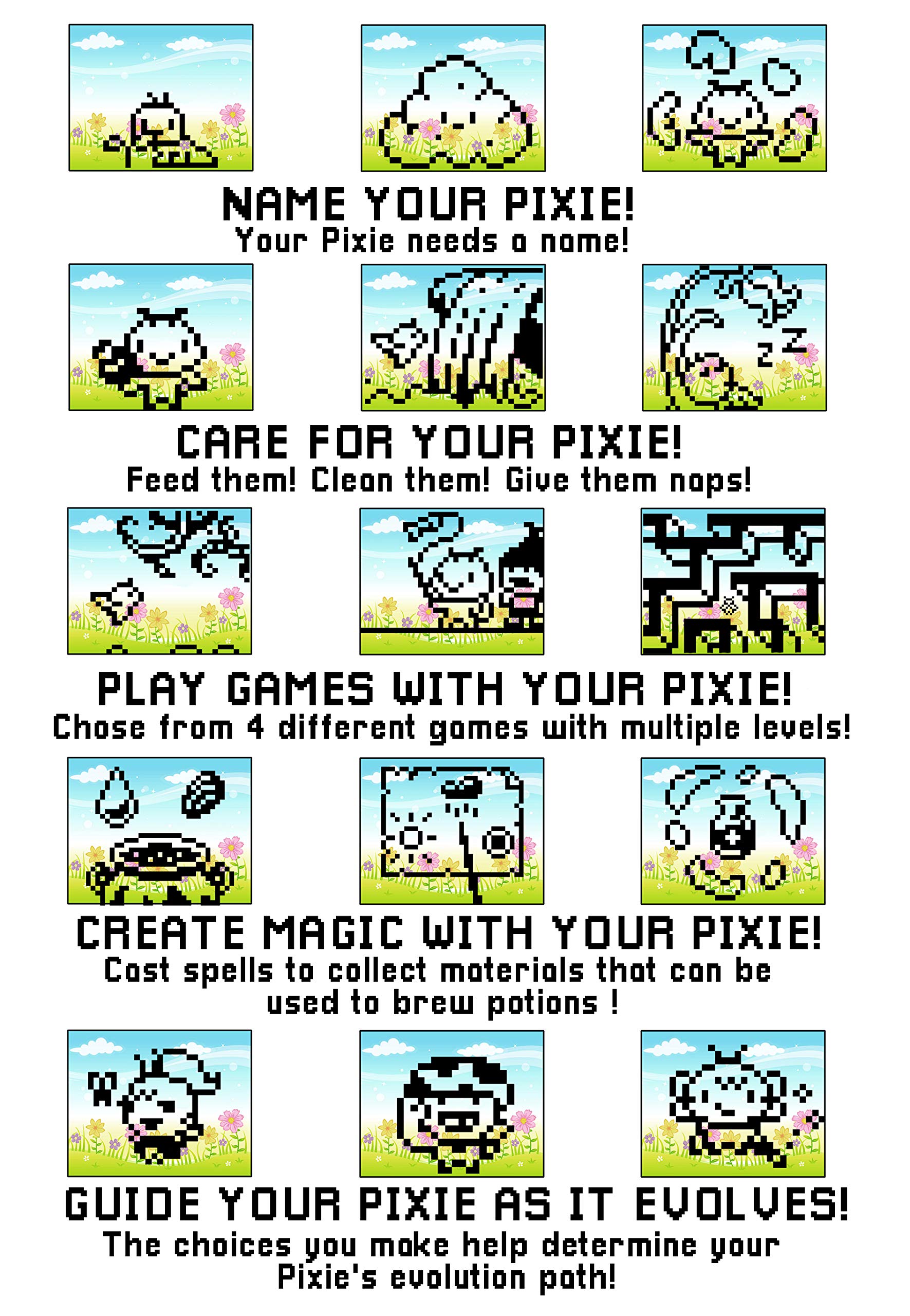 Mua Giga Pets Pixie Virtual Pet Electronic Toy (Green), Upgraded ...