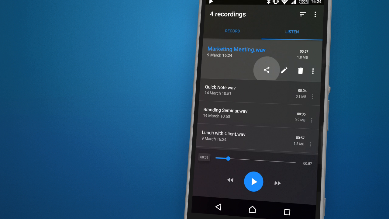 Easy Voice Recorder - App on Amazon Appstore