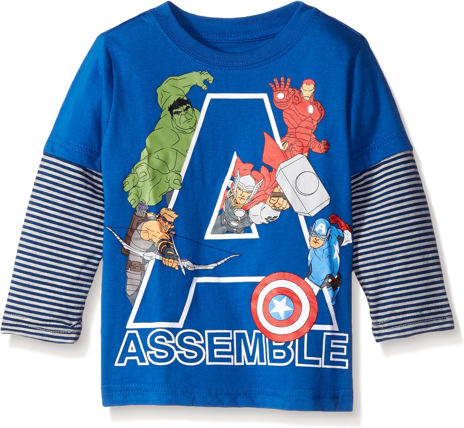 Amazon.com: Marvel Boys' Avengers Long Sleeve T-Shirt: Clothing