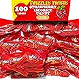 Amazon.com: Twizzles Twists Strawberry Flavor, 2 Lbs Bulk, Individually ...