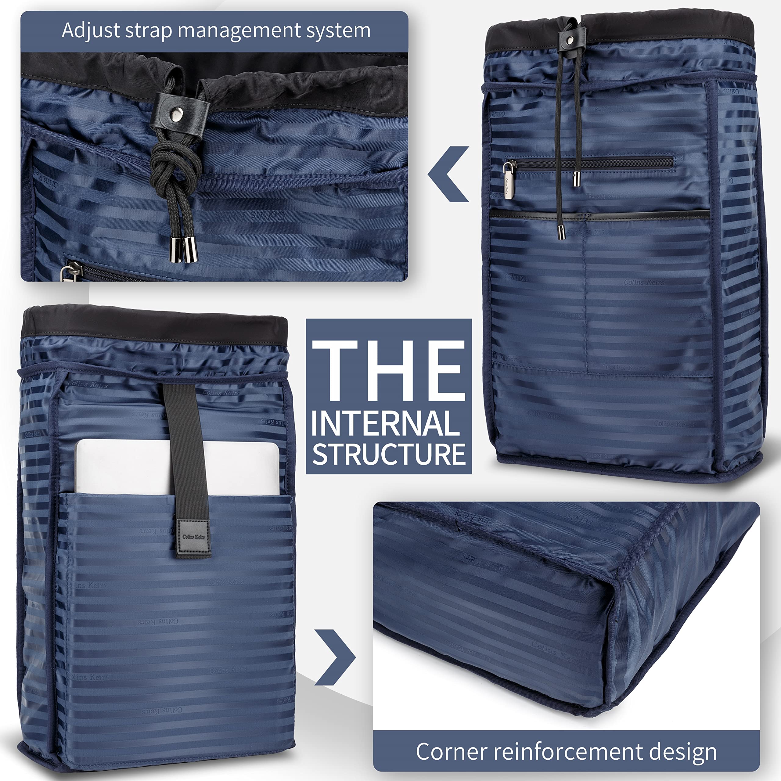 Mua 15.6 inch laptop backpack, drawstring anti-theft waterproof tech ...