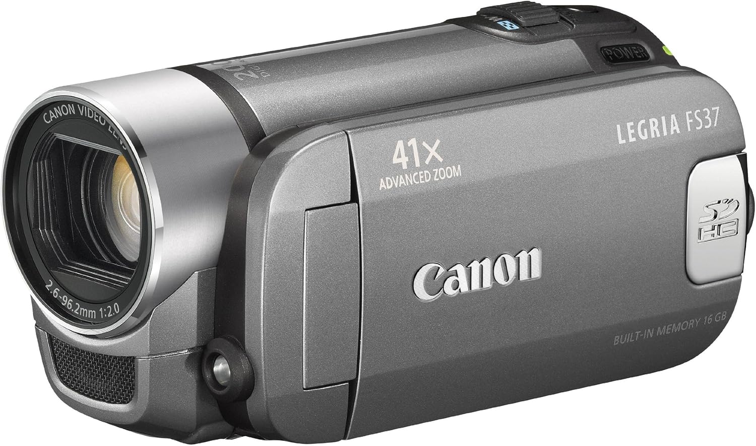 Amazon.com : Canon Legria FS37 - PAL - Flash Memory Camcorder, 41x ...