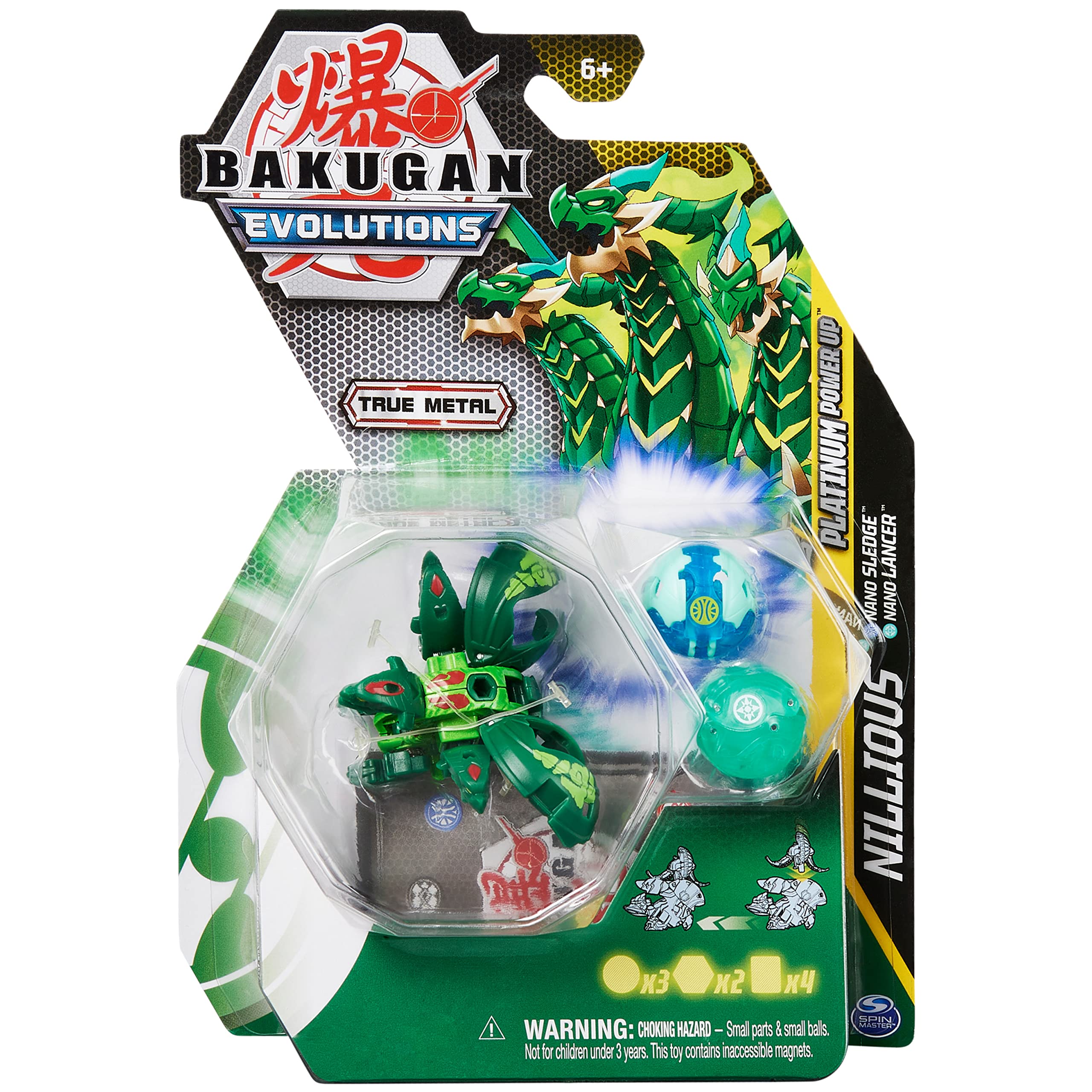 Mua Bakugan Evolutions, Nillious with Nano Sledge and Lancer Platinum ...