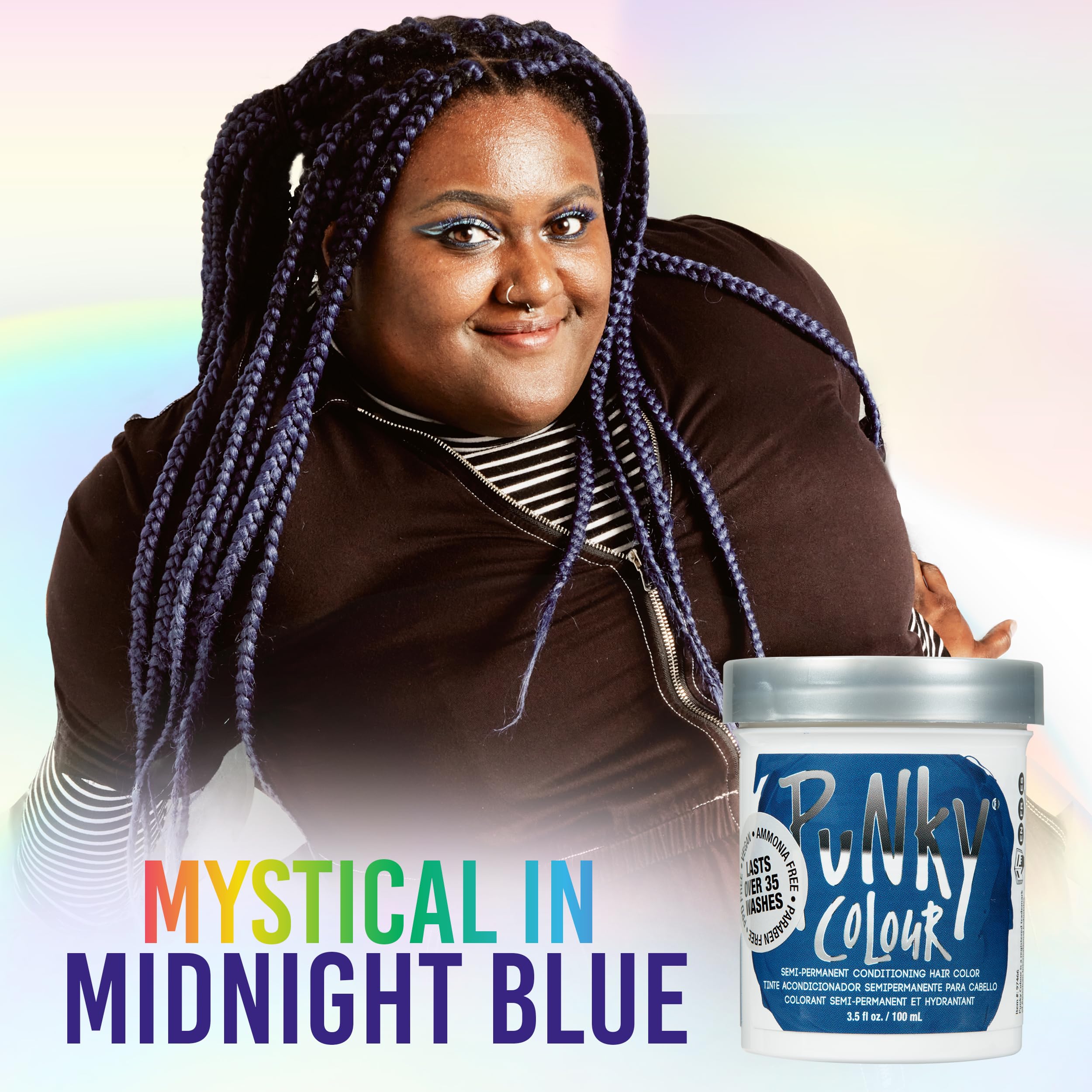 Mua Punky Midnight Blue Semi Permanent Hair Color - Vegan & Cruelty ...
