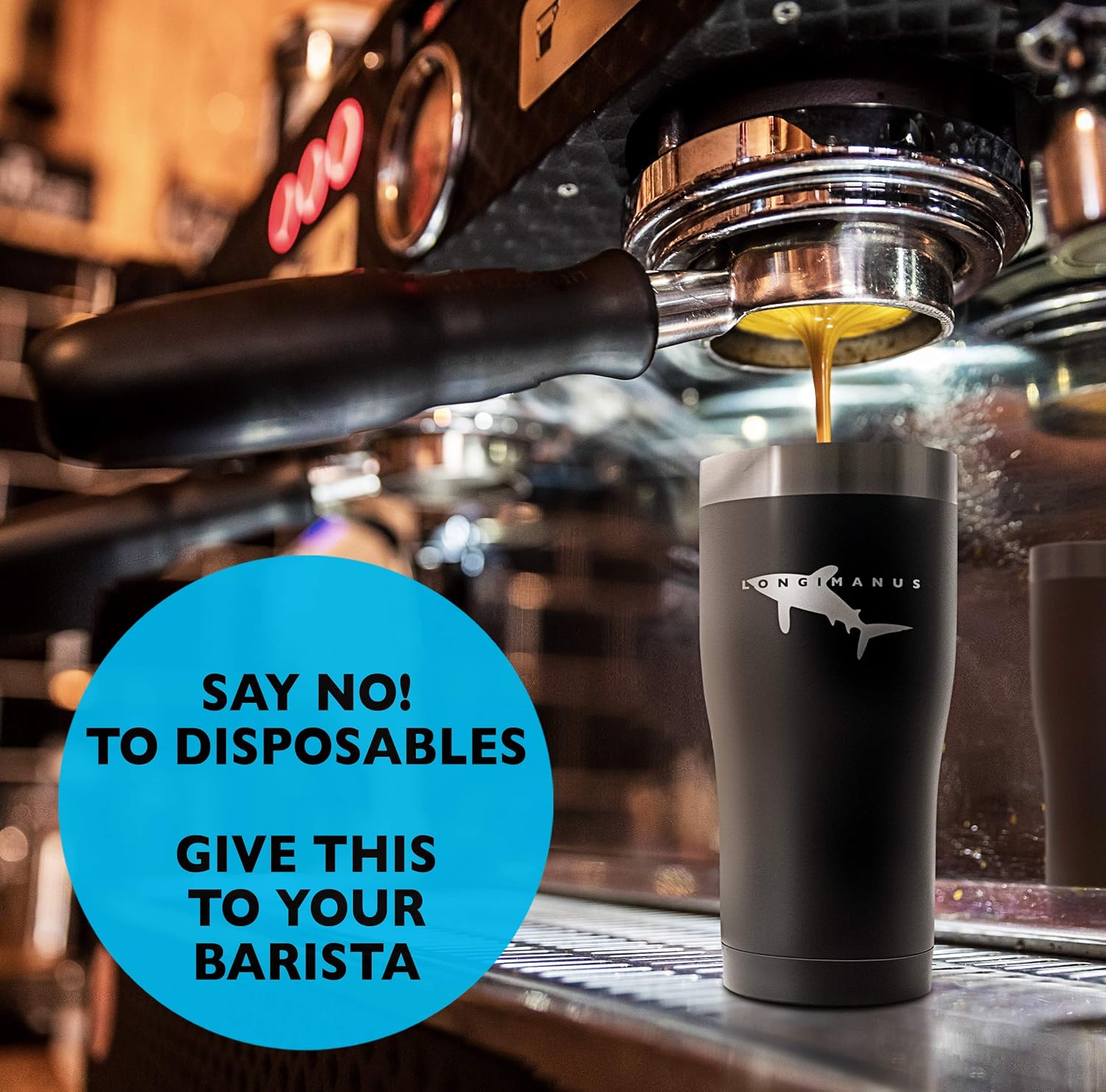 LONGIMANUS 2.0 Coffee Tea Water Travel Mug 16oz – FINANCES Ocean ...