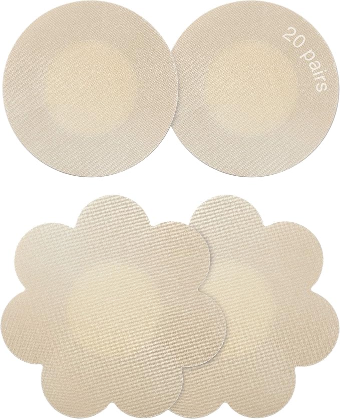 Gmumu 20 Paar, Ultra Dünne Nippel Abdeckungen wasserdichte Unsichtbare ...