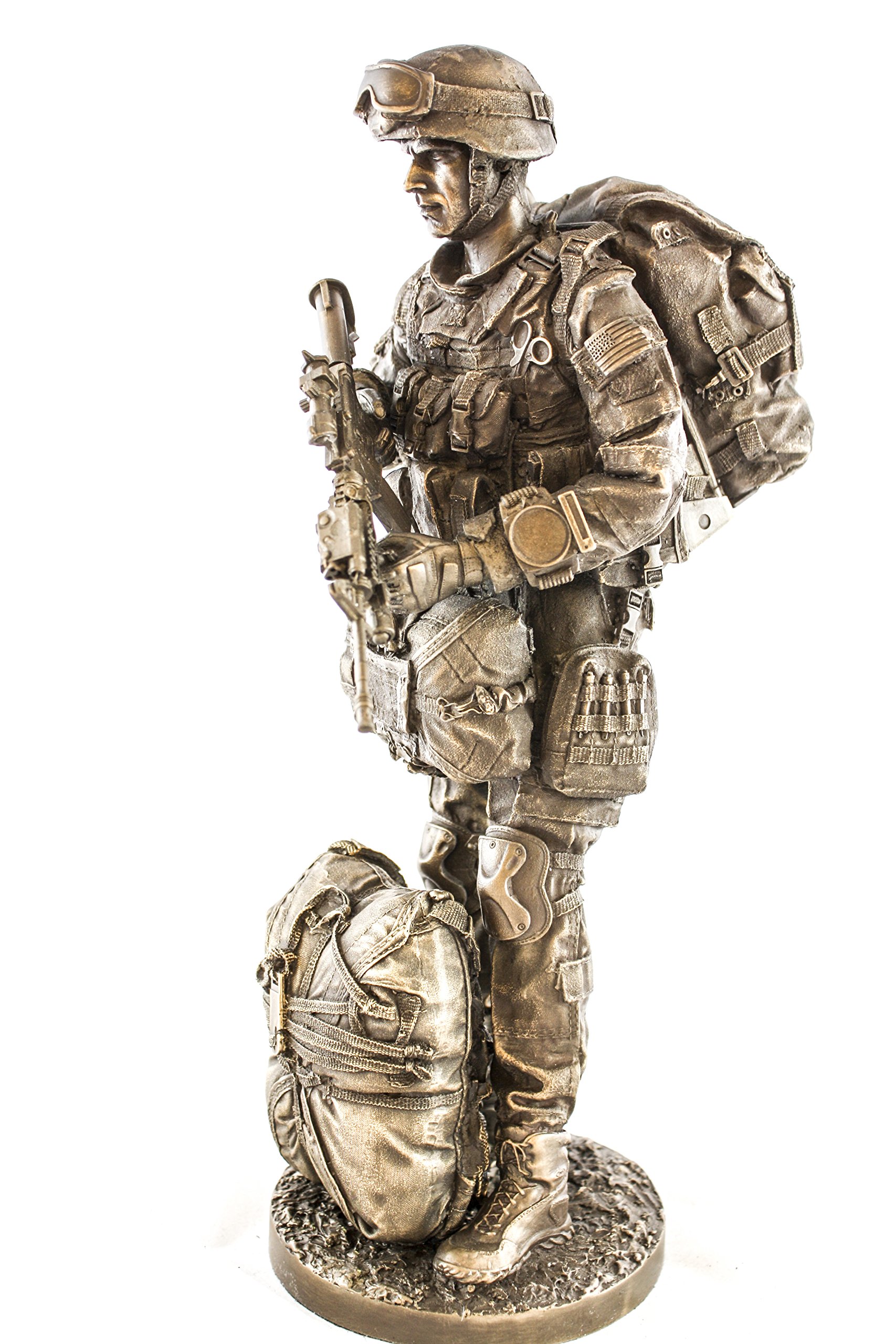 Mua YTC Paratrooper 13" Bronzed Resin Military Statue #8087 Modern Era ...